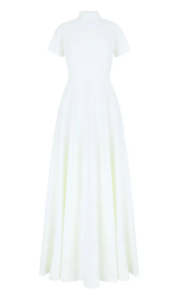 EMILIA WICKSTEAD Malinda Dress In Single Wool Crepe