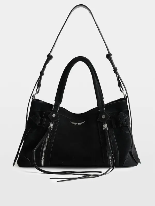 Zadig&Voltaire Madison Small Suede Bag - Black
