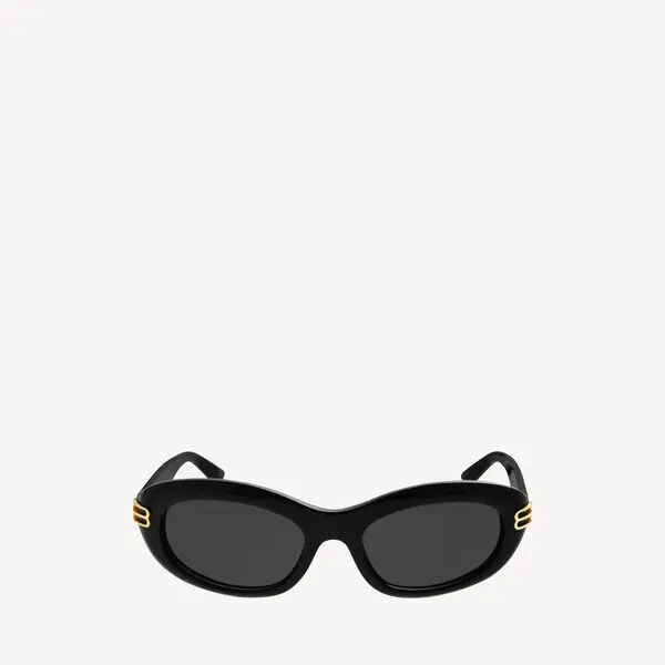 Balenciaga Casino Round Sunglasses - Black
