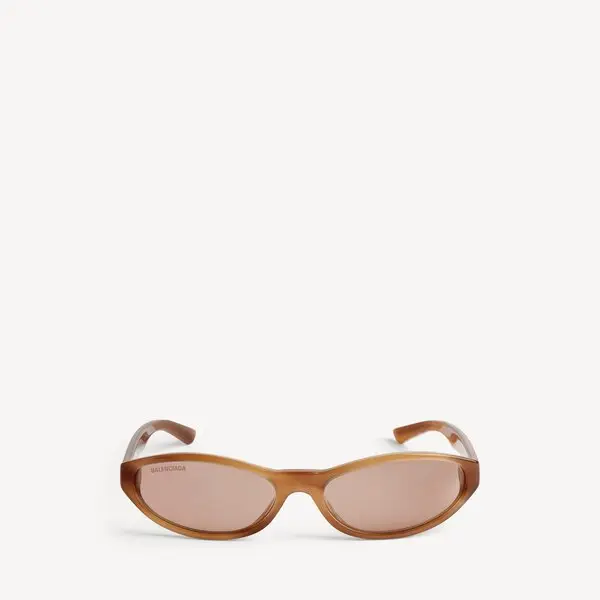 Balenciaga Neo Round Sunglasses - Brown