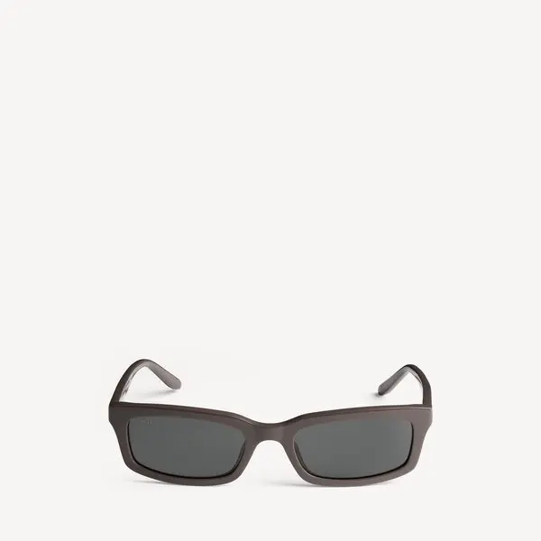 Balenciaga Daily Rectangle Sunglasses - Beige