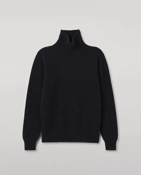 Johnstons Of Elgin Roll Neck Donegal Cashmere Jumper