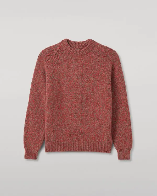 Johnstons Of Elgin Fyfe Cashmere Jumper - Red
