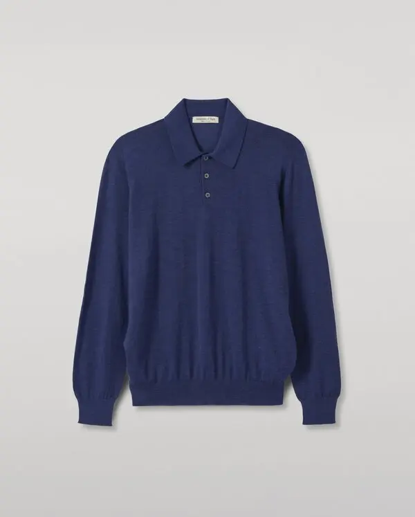 Johnstons Of Elgin Fin Uperfine Cahmere Polo Hirt