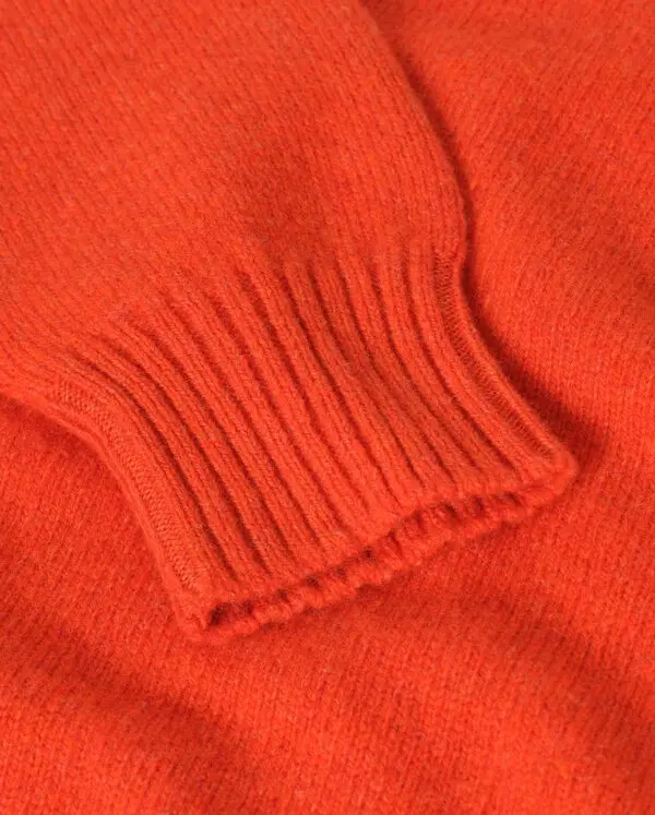 Johnstons Of Elgin Blyth Lambswool Jumper - Red