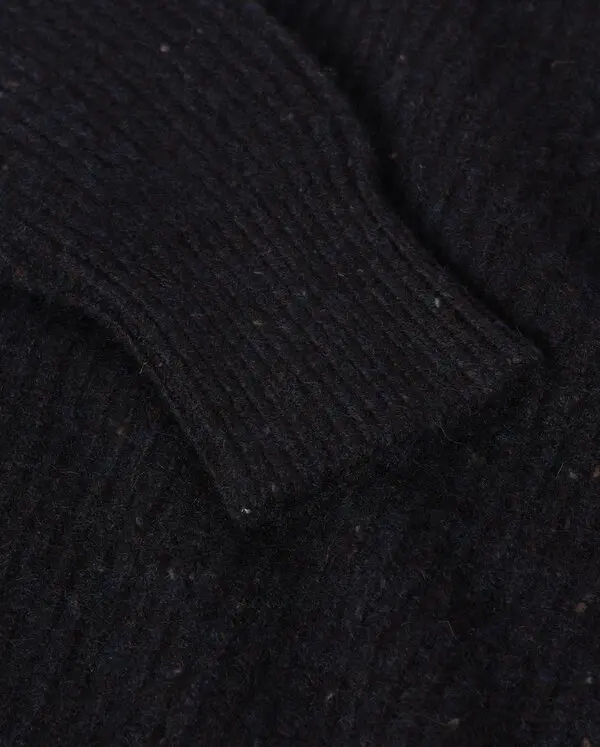 Johnstons Of Elgin Ribbed Donegal Cashmere Jumper - Grey