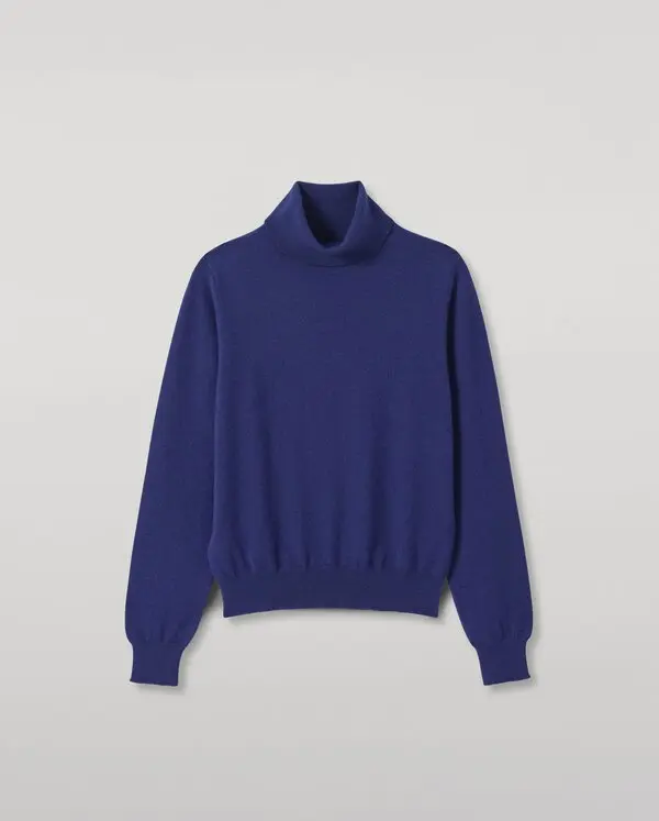Johnstons Of Elgin Iris Classic Cashmere Roll Neck Jumper