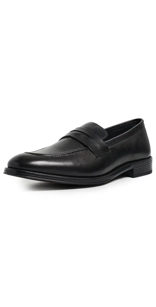 Paul Smith Leather Pierce Loafers - Black