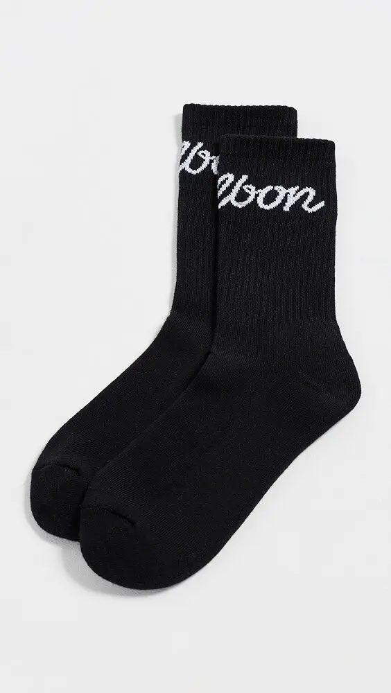 MALBON Bon Script Crew Socks