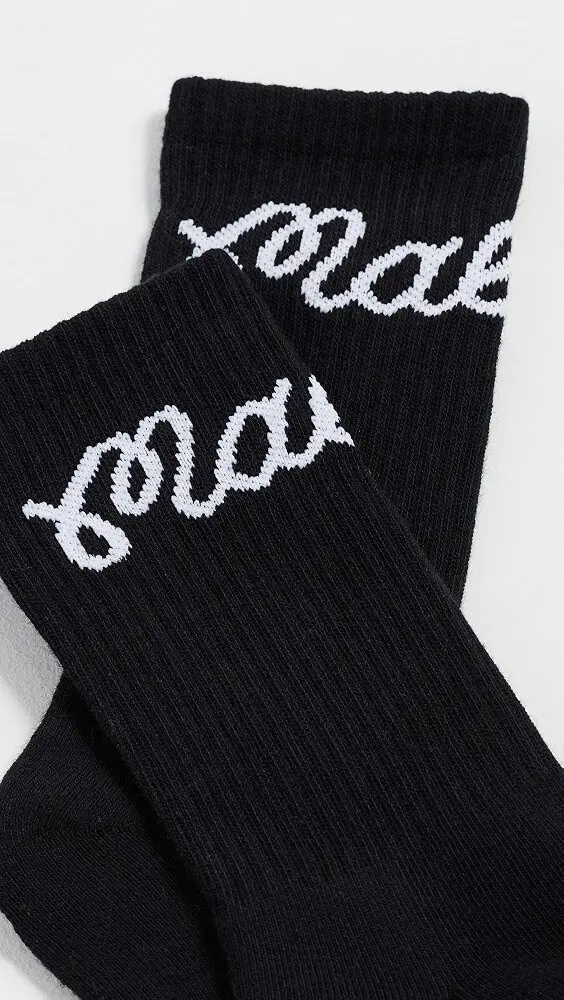 MALBON Bon Script Crew Socks