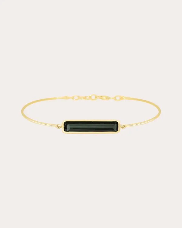 YI COLLECTION Tourmaline Protection Bar Bangle