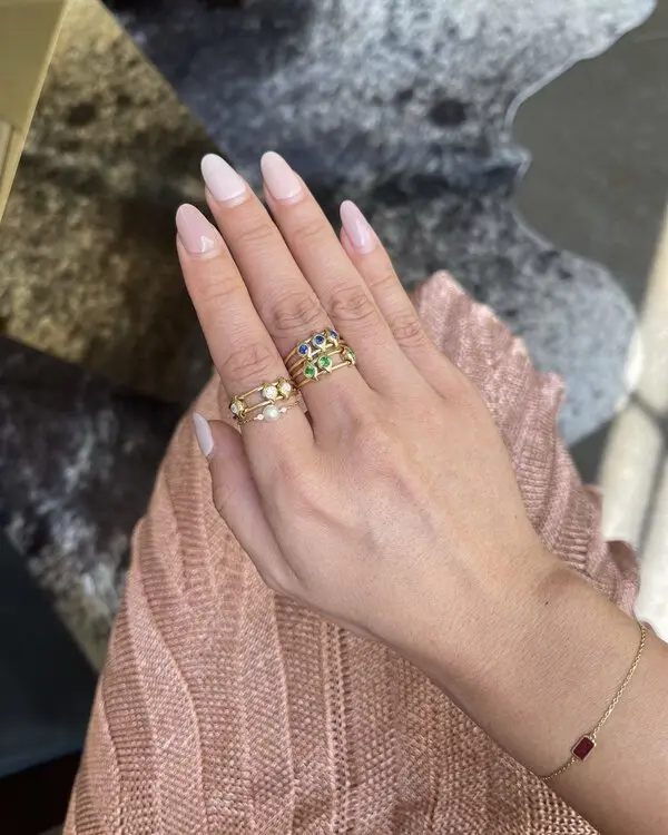 YI COLLECTION Diamond & 18k Orbit Ring