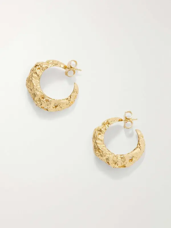 PAOLA SIGHINOLFI Galia 18-karat -plated Pewter Earrings - Gold
