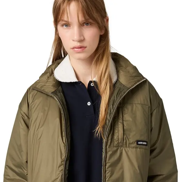 Miu Miu Medium-weight Ripstop Down Jacket