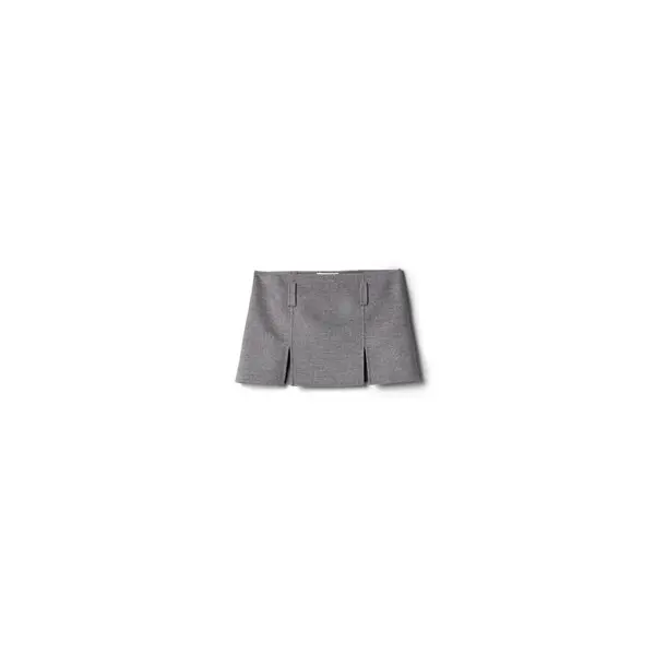 Miu Miu Double Cashmere And Wool Miniskirt
