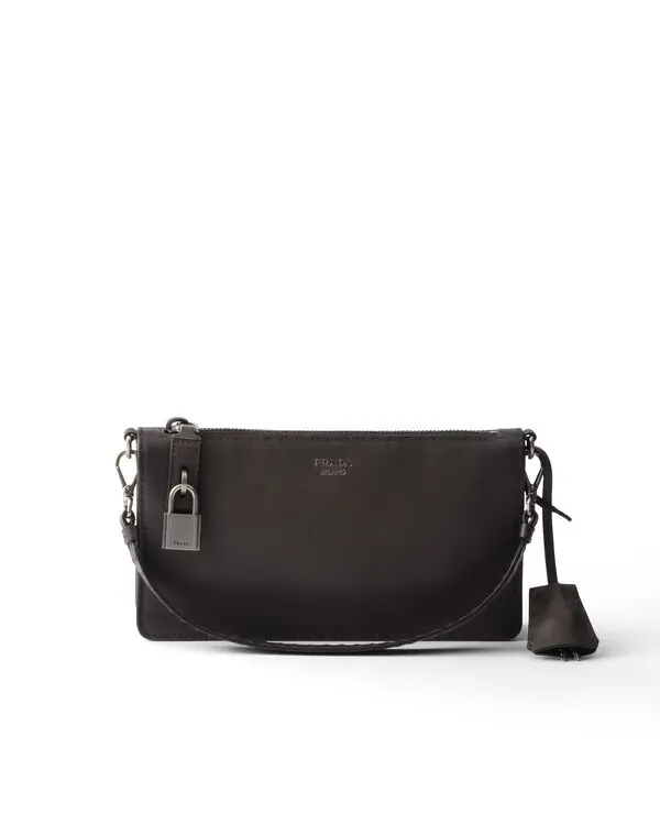 Prada Antiqued Leather Pouch
