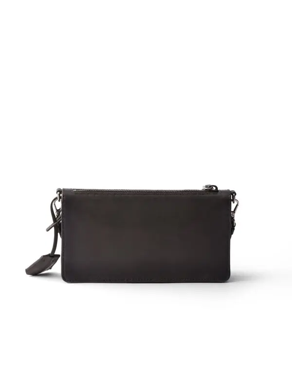 Prada Antiqued Leather Pouch