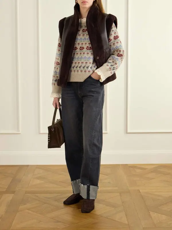 Sea Annie Reversible Wool Vest