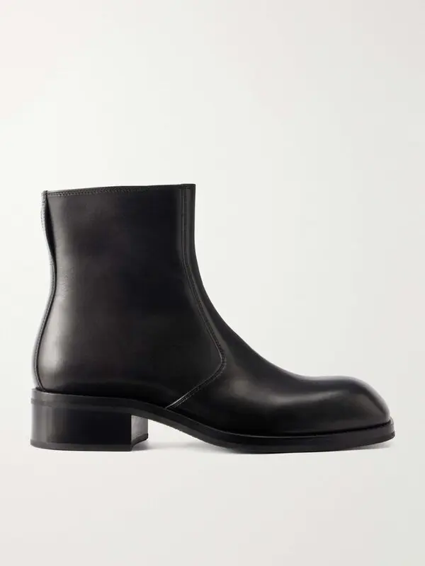 LEMAIRE Leather Ankle Boots