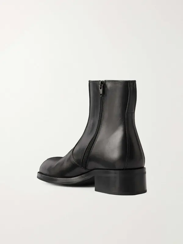 LEMAIRE Leather Ankle Boots