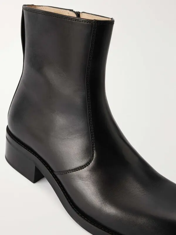 LEMAIRE Leather Ankle Boots