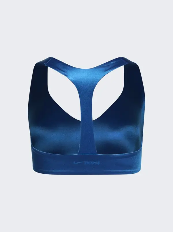 NIKESKIMS Shine Plunge Bra Cobalt