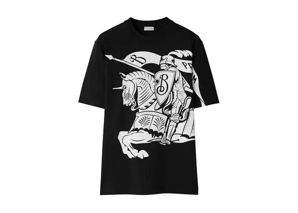 Burberry Ekd Print Cotton T-shirt