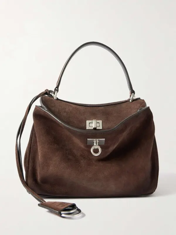 Balenciaga Rodeo Mini Suede Tote
