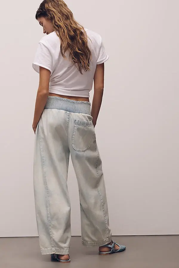 PILCRO Reese Barrel-leg Pants