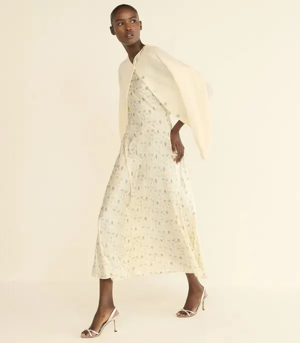 DÔEN Adelana Silk Satin Maxi Dress
