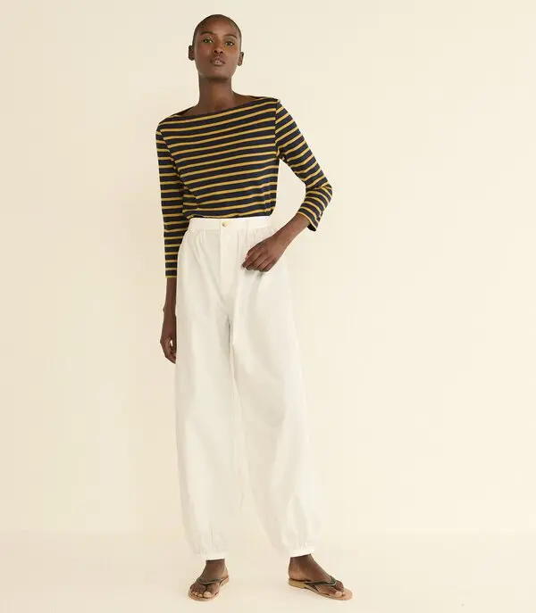 DÔEN Paige Pant In White