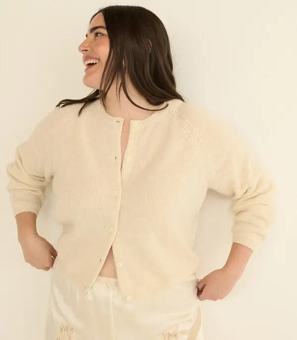 DÔEN Peroline Cashmere Cardigan With Mother-of-pearl Buttons