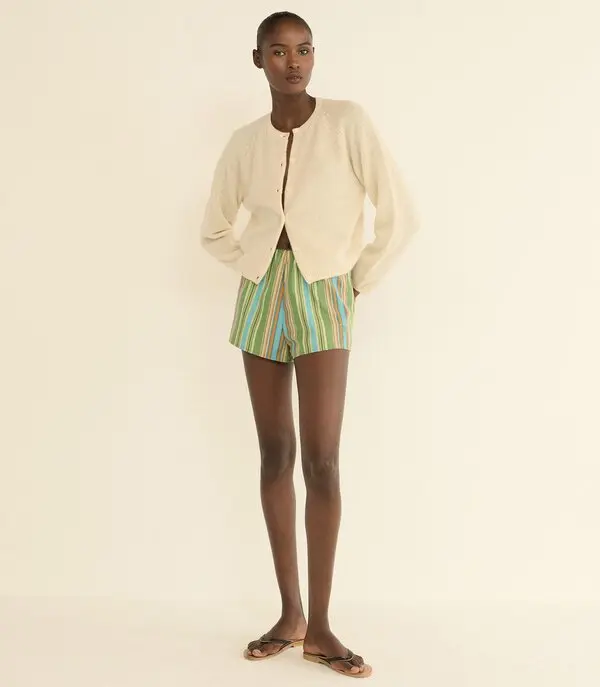 DÔEN Peroline Cashmere Cardigan With Mother-of-pearl Buttons