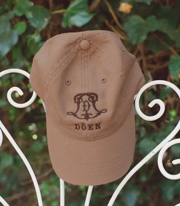 DÔEN Claro Baseball Cap - Brown Cotton
