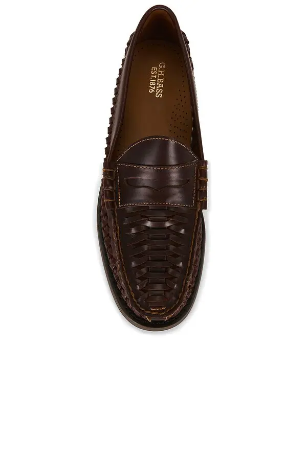 G.H.BASS Lexington Woven Leather Loafers