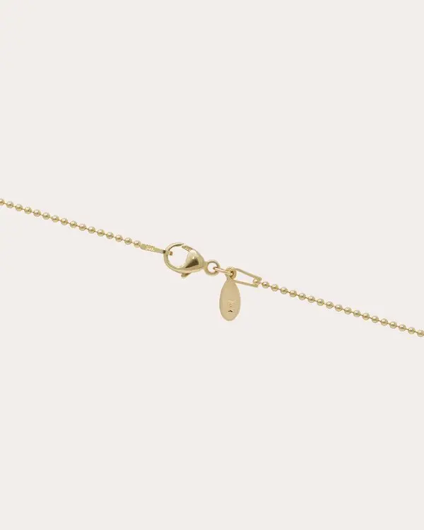 Anzie 14k Mini Ball Chain Necklace