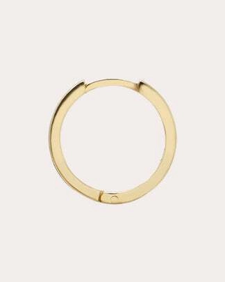 Anzie 14k Classique Thin Huggie Earring