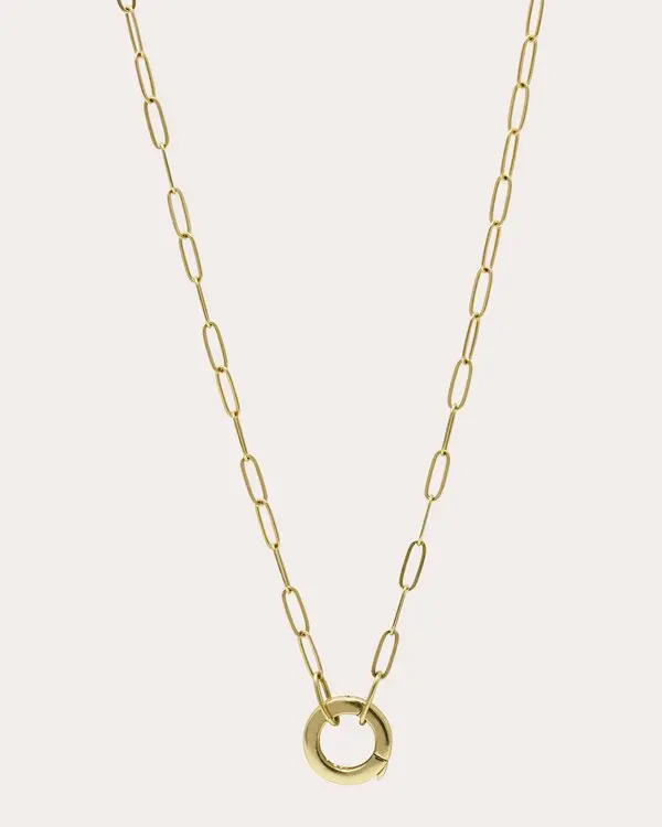 Anzie 14k Classique Story Catcher Necklace - Gold