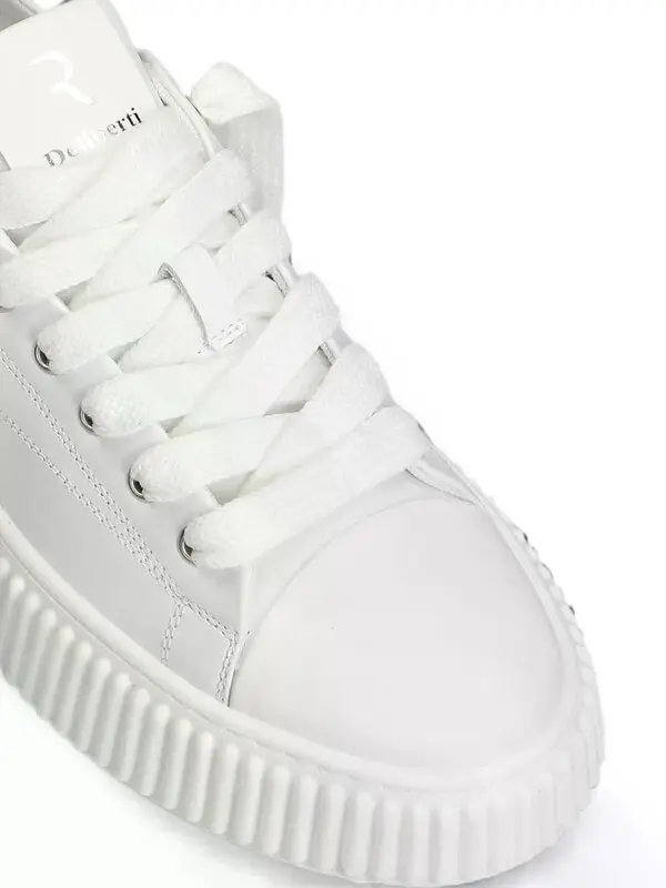 RHUN Lace-up Ribbed Sole Sneakers