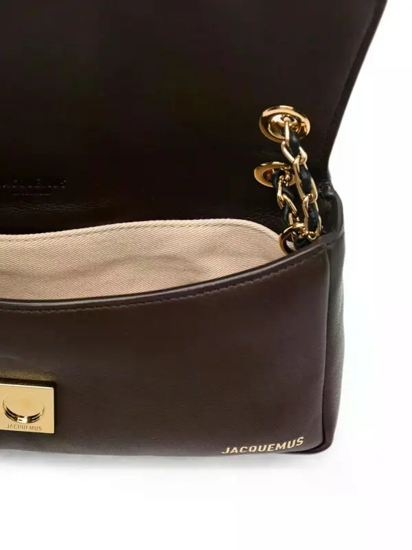 Jacquemus Logo-plaque Chain-link Shoulder Bag