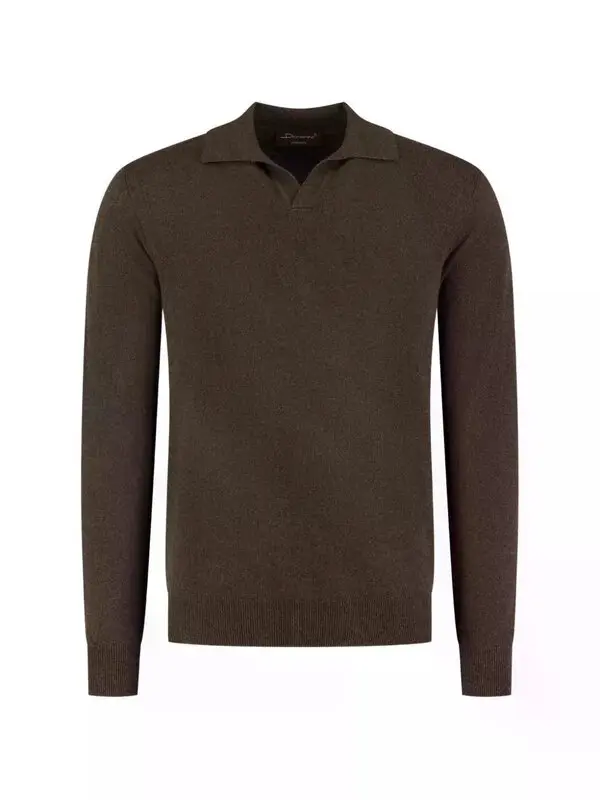 DORIANI CASHMERE Long-sleeve Polo Shirt