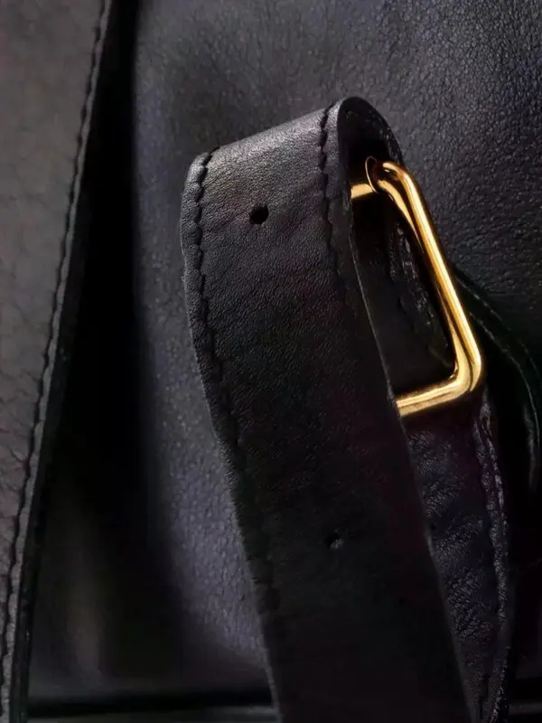 Gucci Vintage Bamboo Leather Medium Backpack