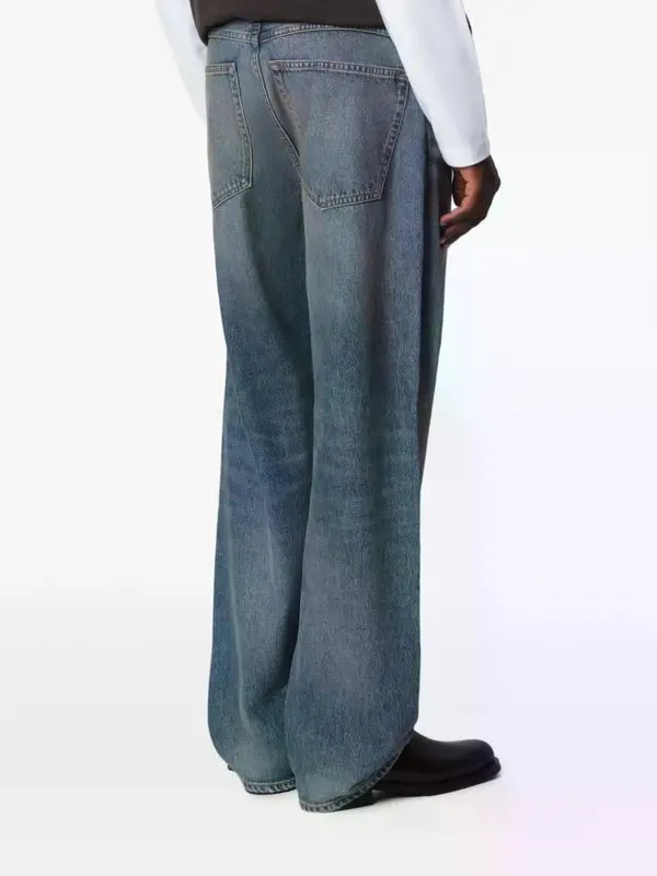 AGOLDE Faded Whiskered Loose-fit Jeans