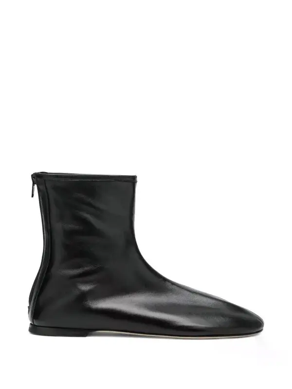 Dear Frances Balla Zip-fastening Leather Ankle Boots - Black