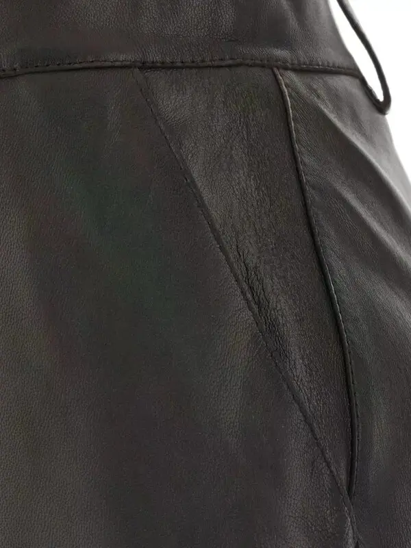 P.a.r.o.s.h Panelled Leather Skirt