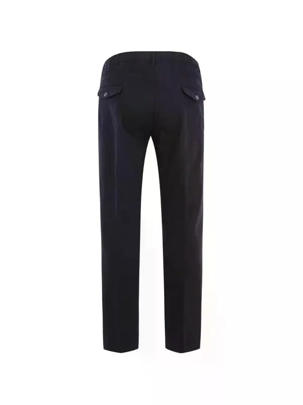 Eleventy Drawstring-waist Pleated Trousers