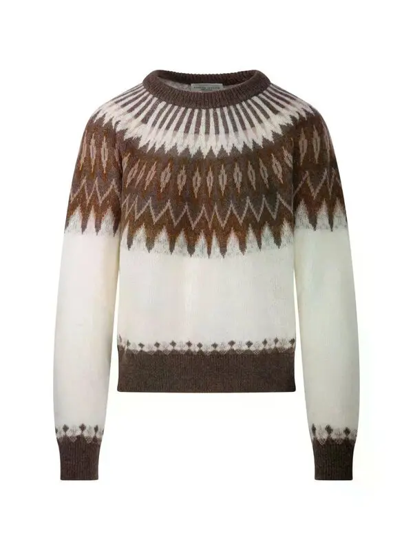 ROBERTO COLLINA Fair Isle-knit Sweater