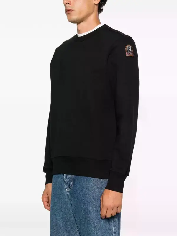 PARAJUMPERS Logo Patch Crew Neck Sweater