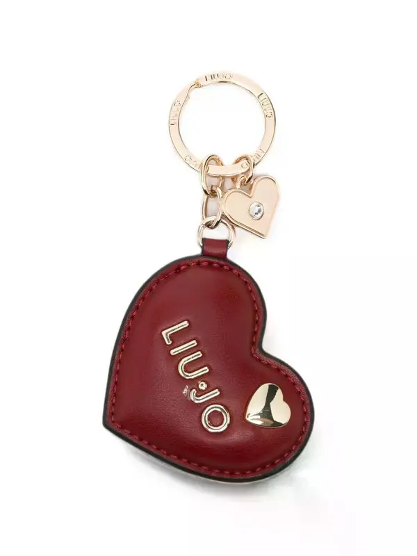 Liu Jo Heart-shaped Logo-plaque Keyring