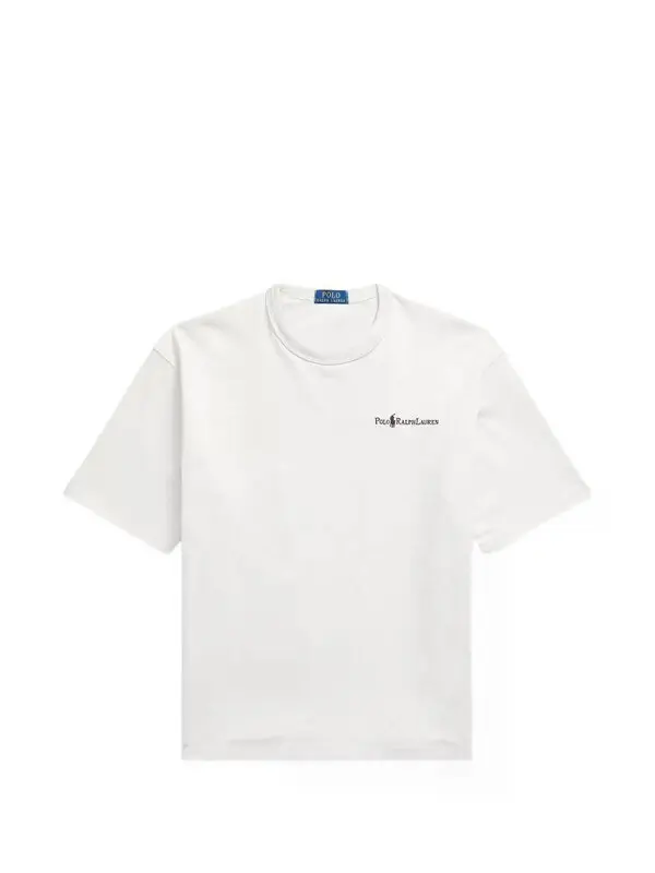 Polo Ralph Lauren Logo-embroidered T-shirt - Neutrals